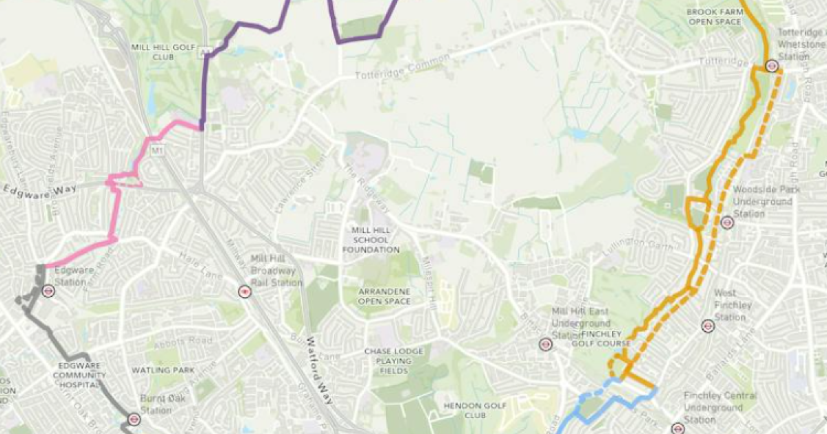 Check the proposed Barnet Loop - Ramblers